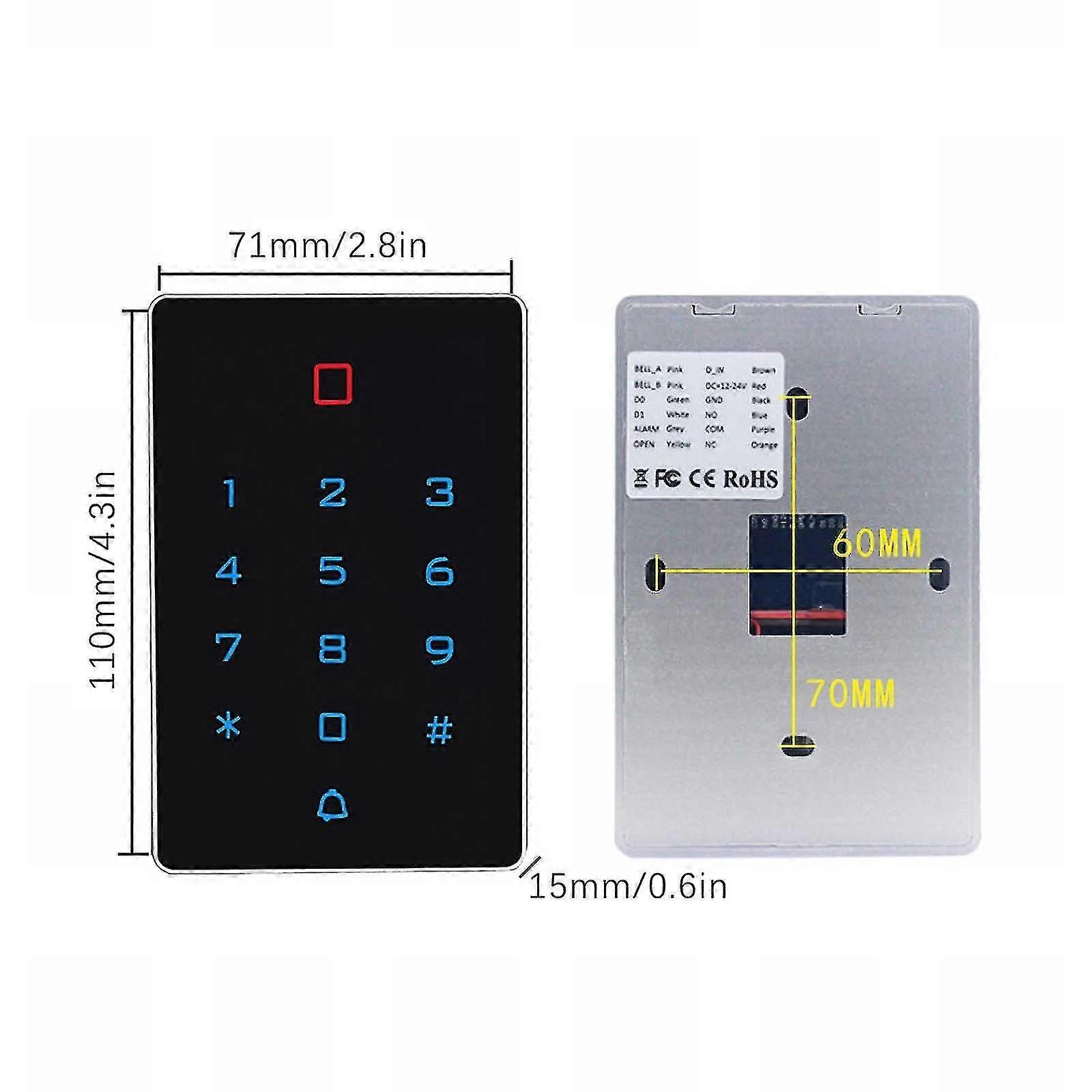 Keyless Entry Door Lock With Keypad, Smart Lock Electronic Locks ...