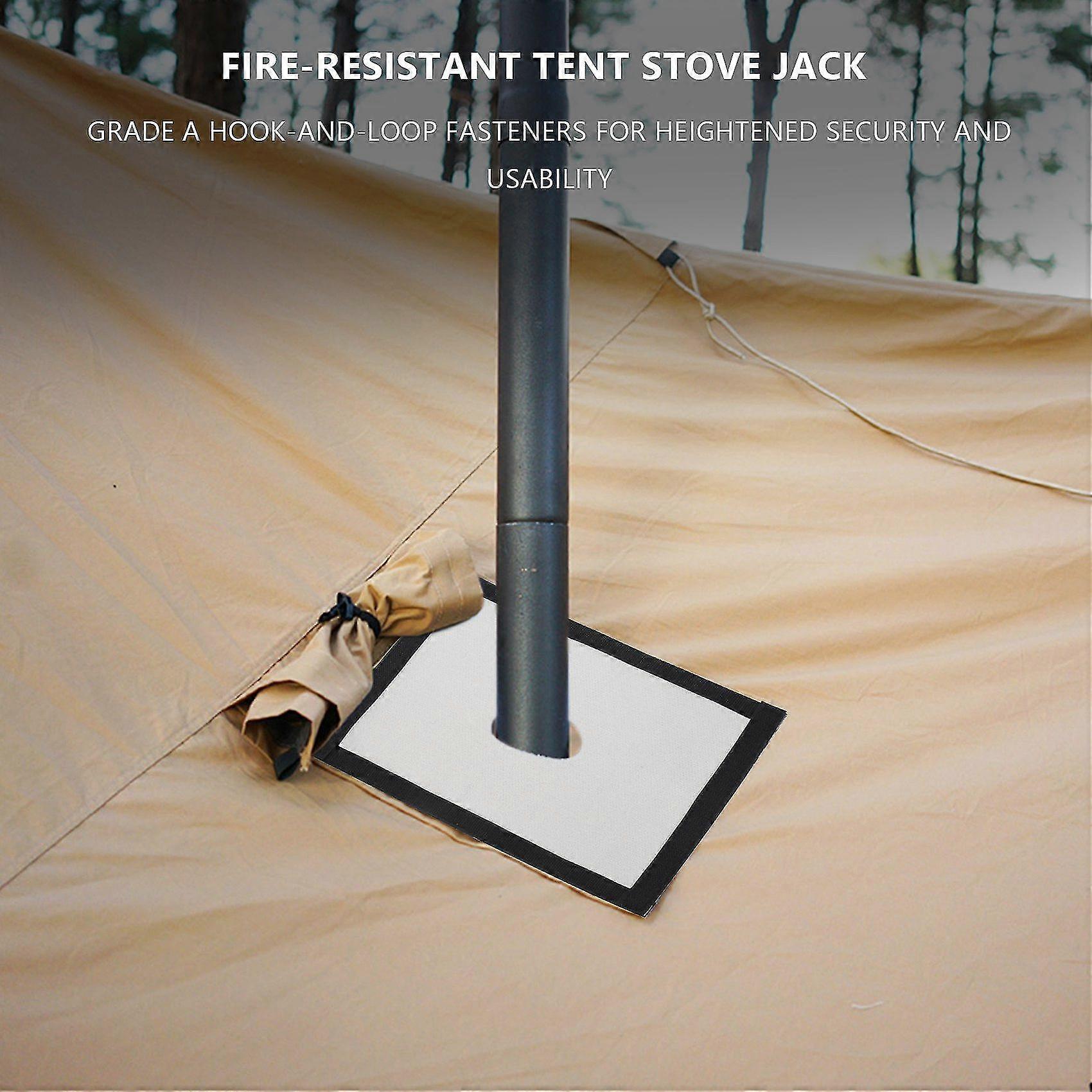 Tent Stove Fire-resistant Pipe Vent Accessory For Canvas Camping Bell ...
