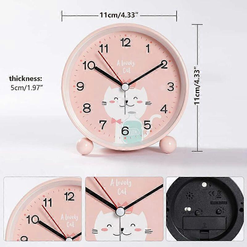Educational Kids Alarm Clock - Day/Night, Non-Ticking Children's Alarm ...