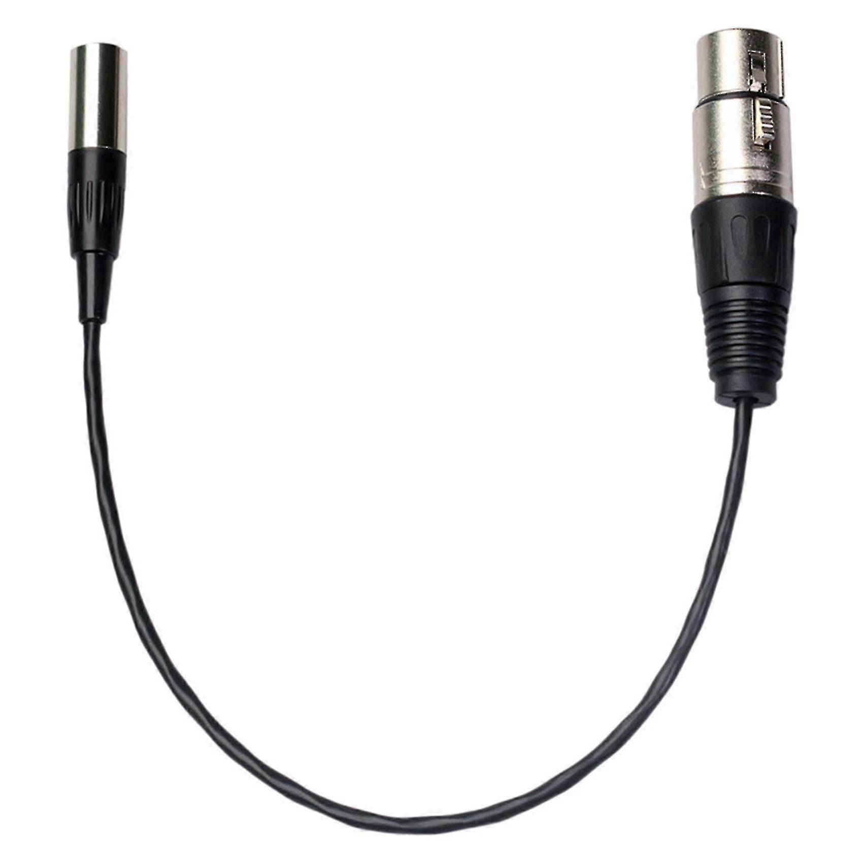 Mini Xlr 3 Pin Male To 3 Pin Video Cable Female Compatible With Camera ...