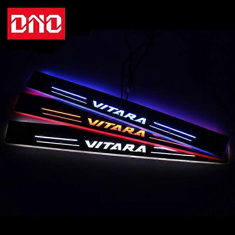 Trim Pedal LED Car Light Door Sill Scuff Plate Pathway Dynamic Streamer ...