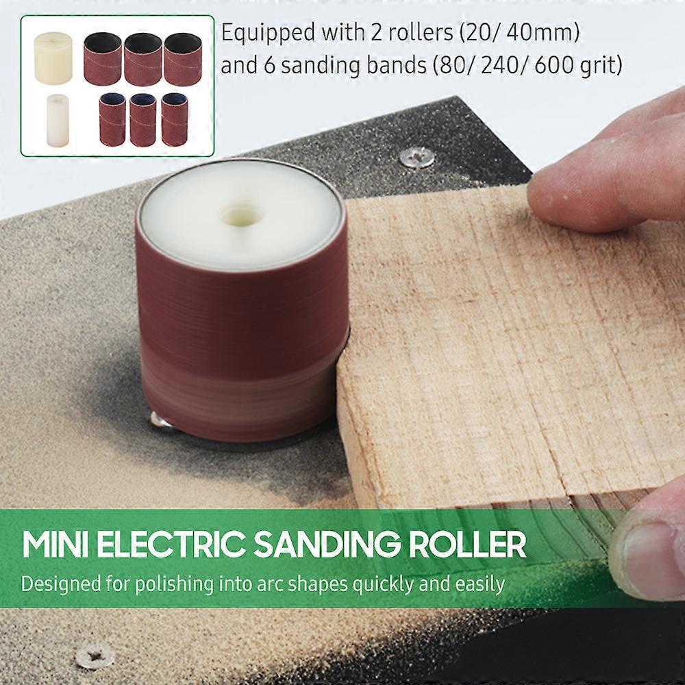 Mini Bench Belt Disc Sander Sanding Roller with Flexible Extension Rod ...