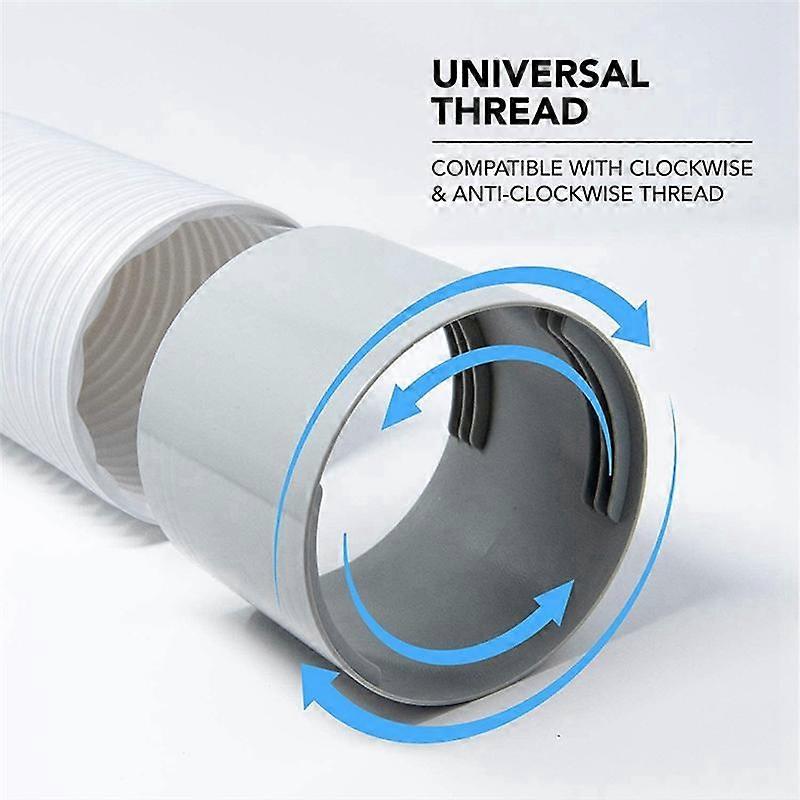 2X Portable Air Conditioner Exhaust Hose Coupler Window Adapter AC Unit ...