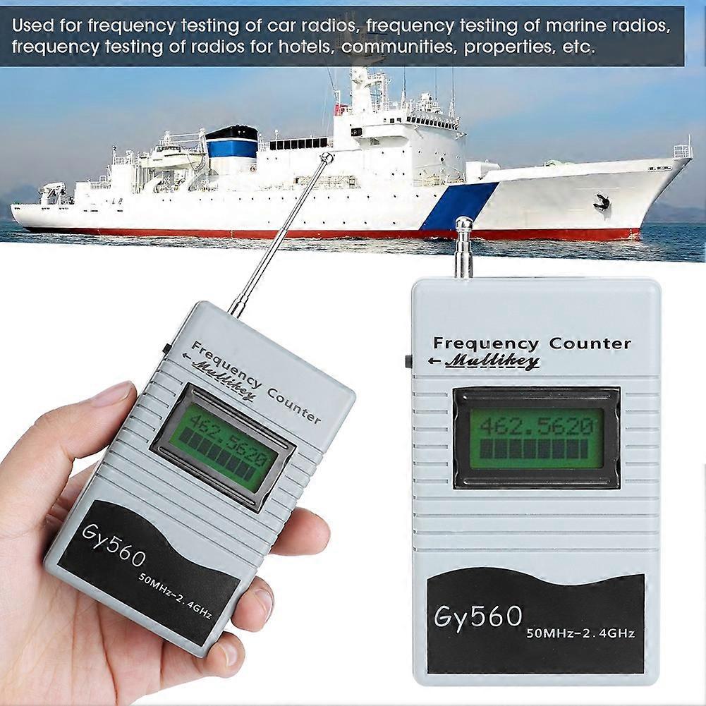 GY560 50Mhz to 2.4Ghz Portable Frequency Counter Two Way Radio ...