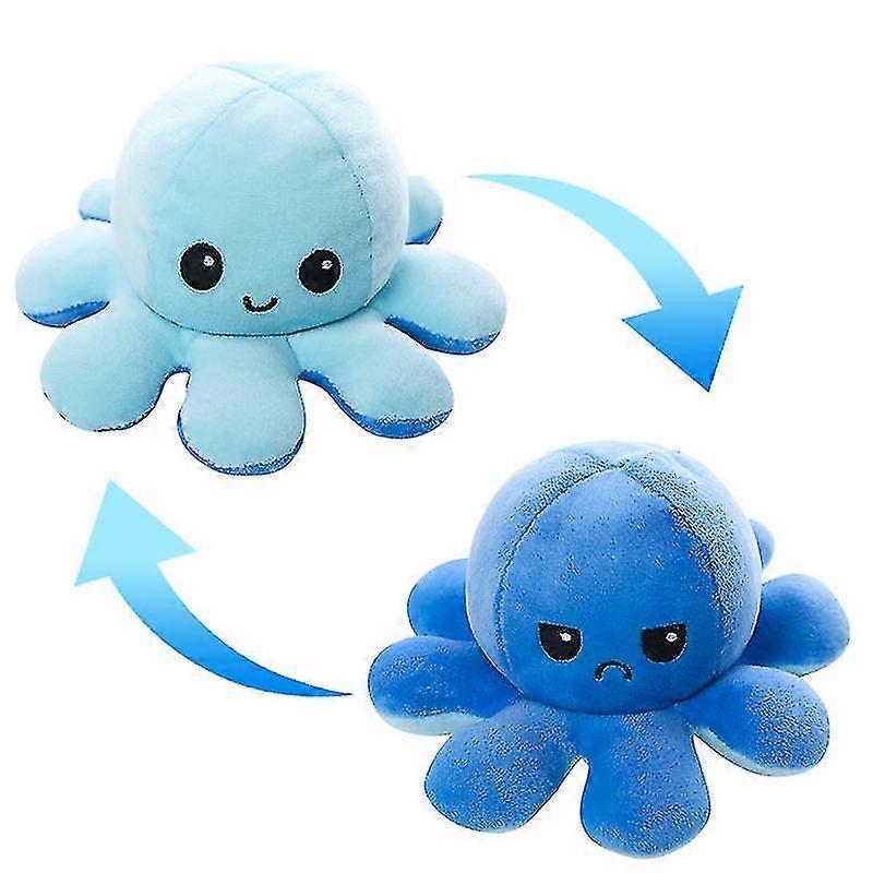 Cute Flipped Octopus Doll Double-faced Expression Flipped W | Fruugo UK