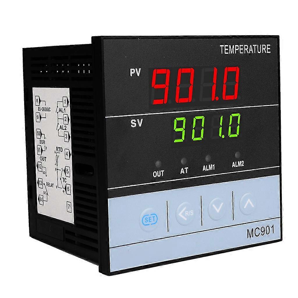 2in1 Relay + Ssr Output Pid Thermostat Temperature Controller / For Universal Input K,E,J,N,S,R ...