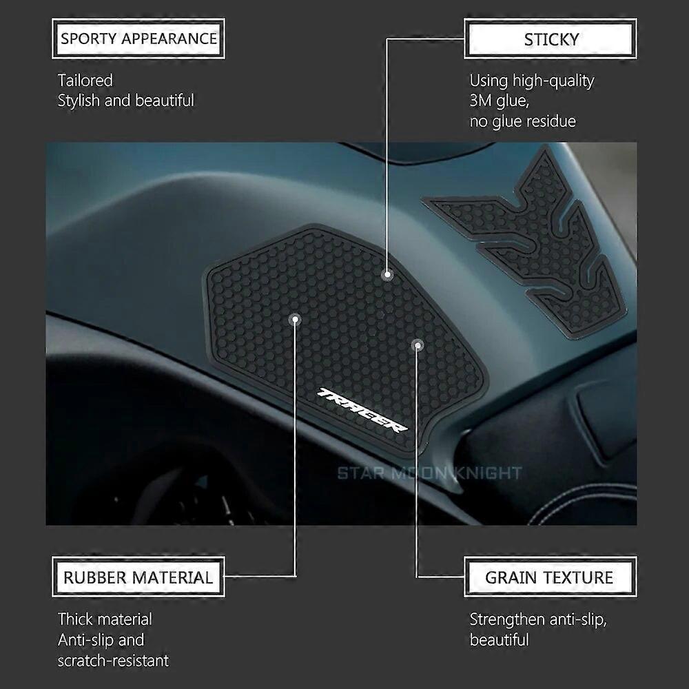 Tank Pad For Yamaha Tracer 7 GT Tracer 700 Tracer700 2021 2022 2023 ...