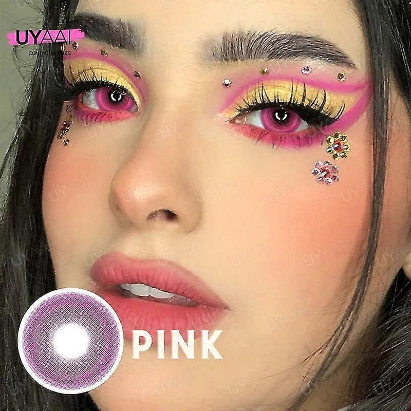 Color Contact Lenses for Eyes Big Eyes Pupils 1 Pair Cosplay Colored ...