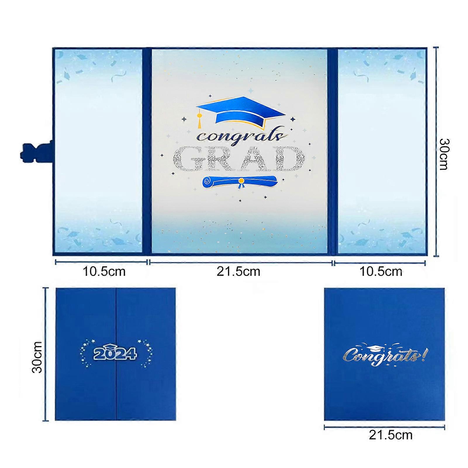 Class of 2024 Graduation Signature Book Black Golden Certificate Guest ...