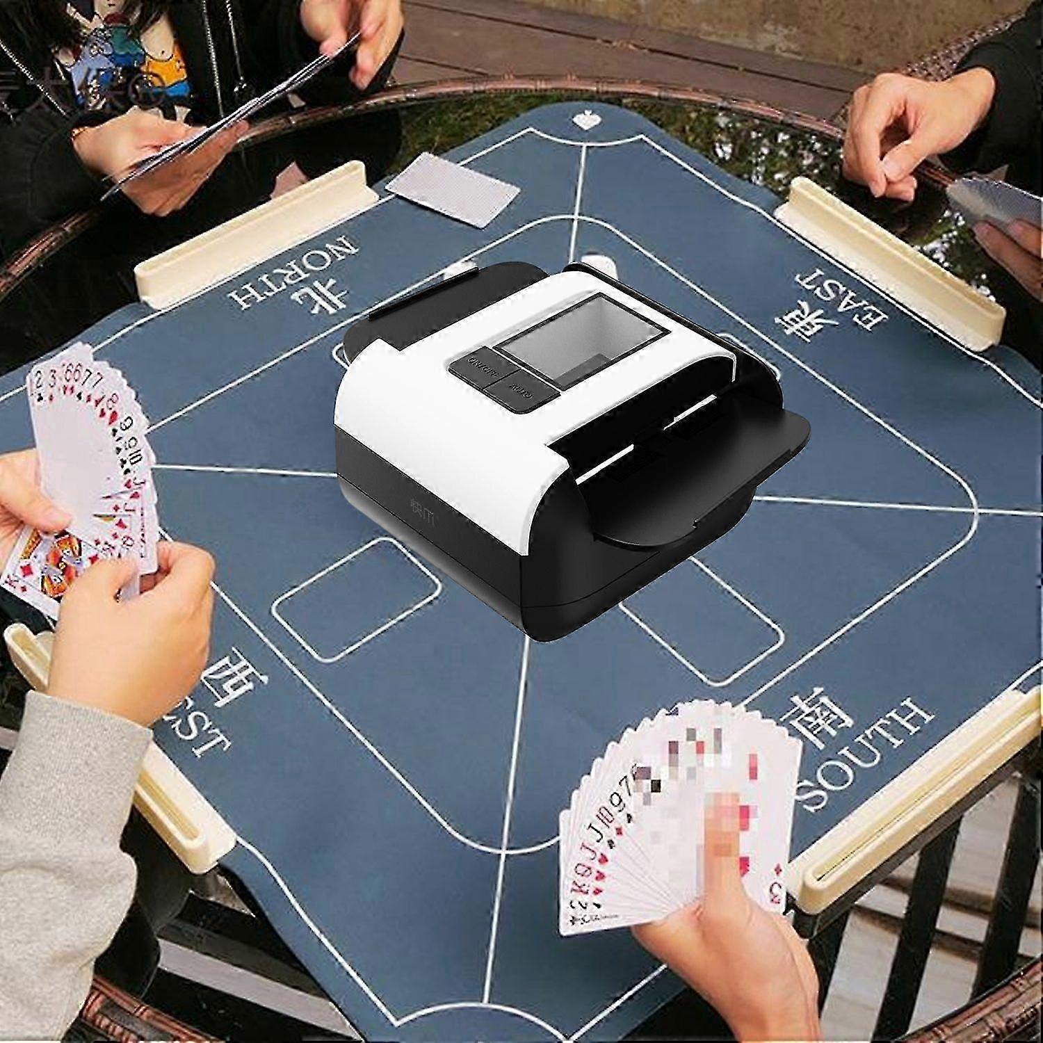 Automatic Card Shuffler 2000mAh Rechargeable Electric Poker Playing ...