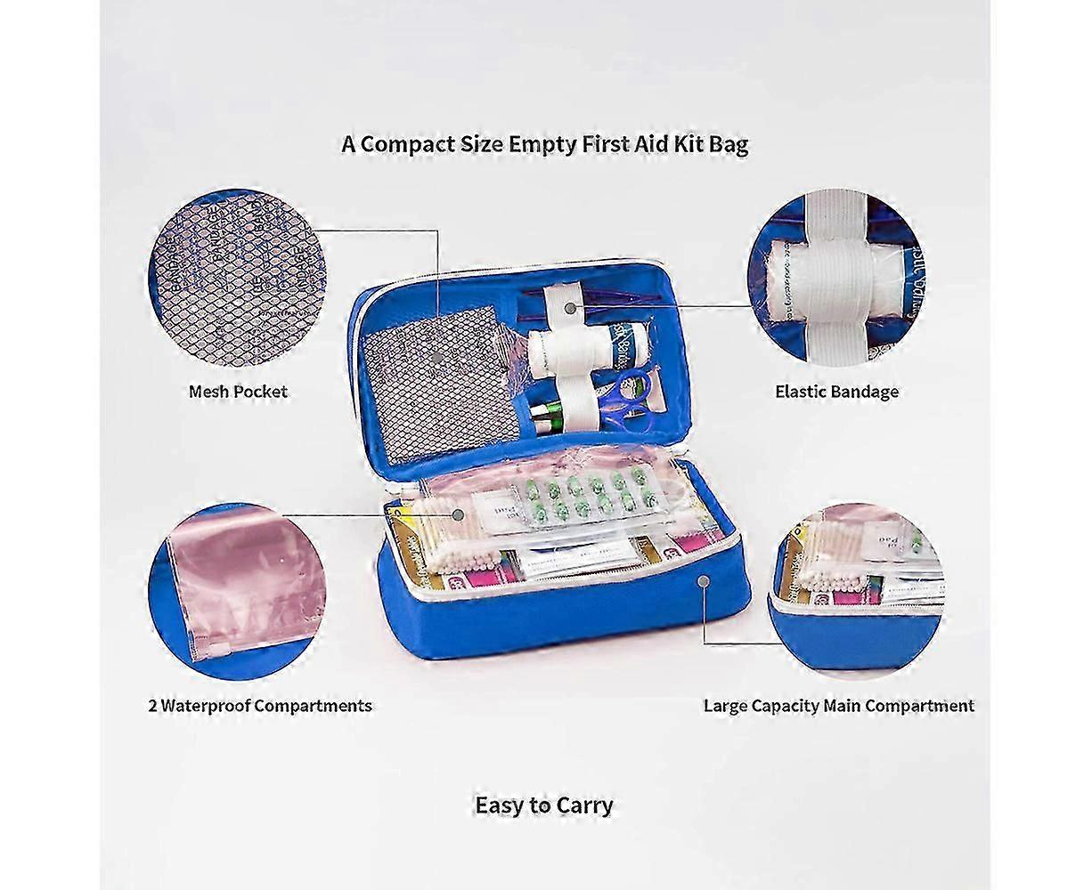 First Aid Bag - First Aid Kit Bag Empty for Home Outdoor Travel Camping ...