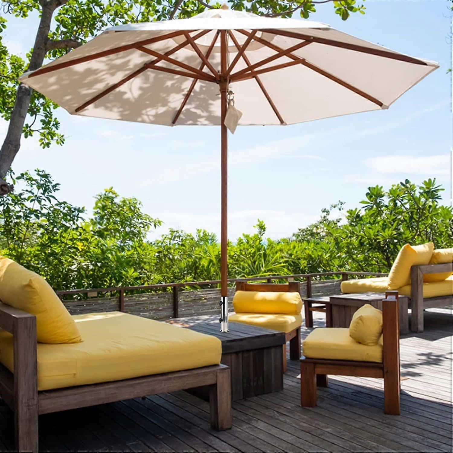 Parasol Base, Parasol Fixing Bracket 50 in Stainless Steel, Accessories ...