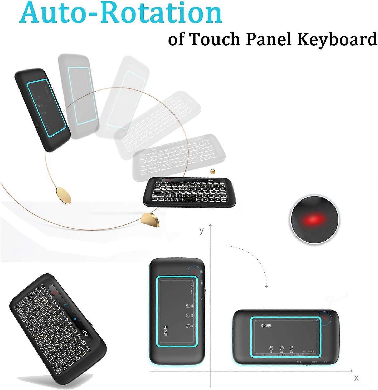Efficient Mini Wireless Keyboard, Touchpad Mouse Combo Offers Quick ...