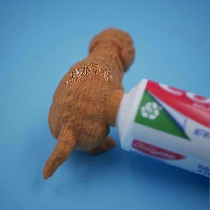 Hilarious Golden Retriever Puppy Poop Toothpaste Dispenser, Funny ...