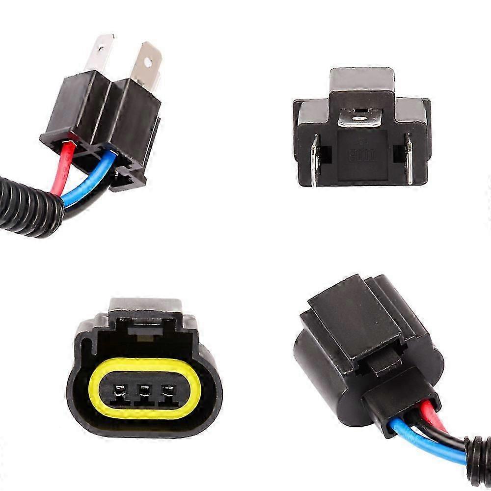 H4 9003 HB2 Male to H13 9008 Female Adapter Retrofit Wiring Harness for ...