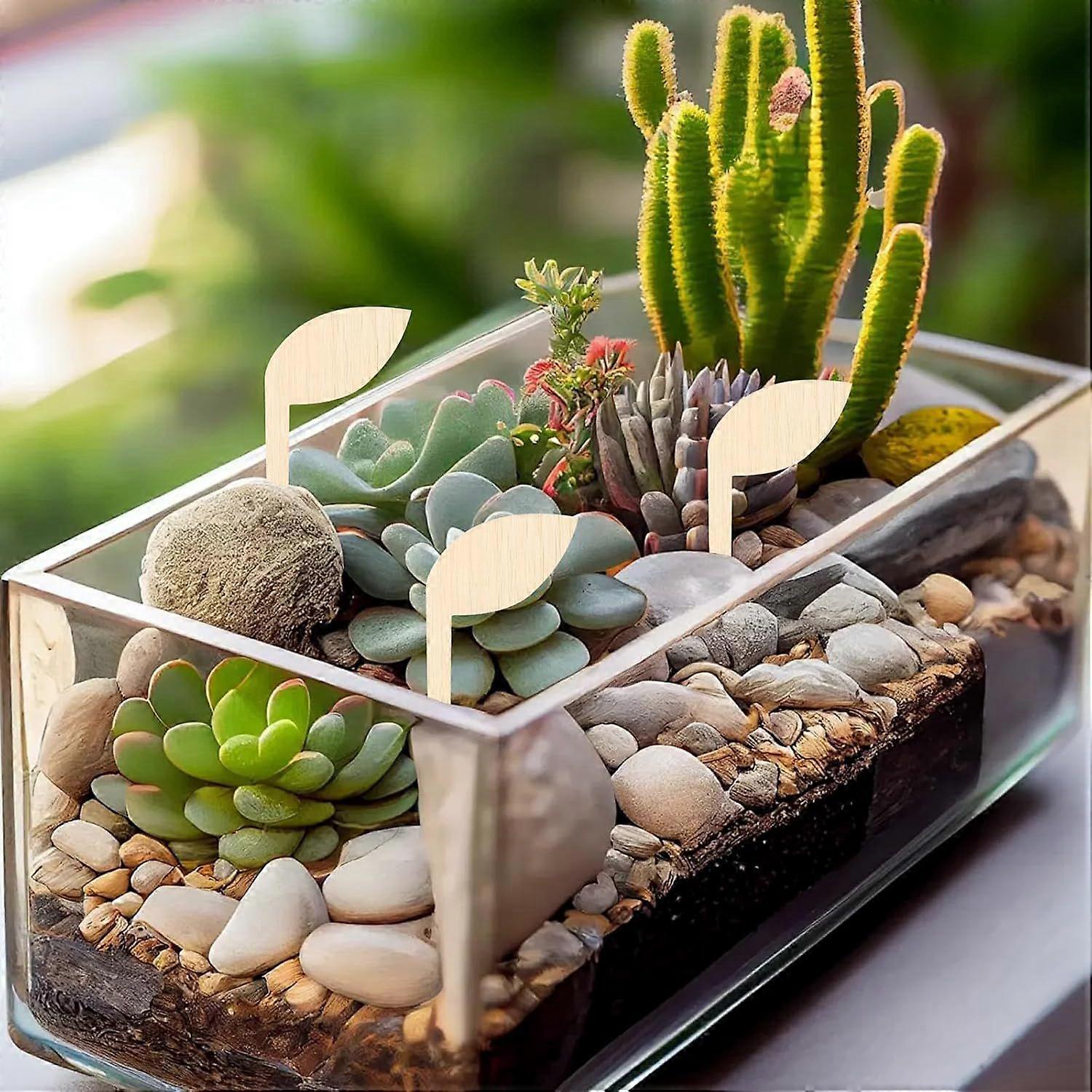 20 Pieces Plant Labels Bamboo Garden Label Plant Marking Label Flower ...