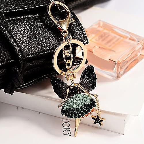 Key Buckle Keychain Creative Little Angel Key Ring Girl Bag Hanging ...