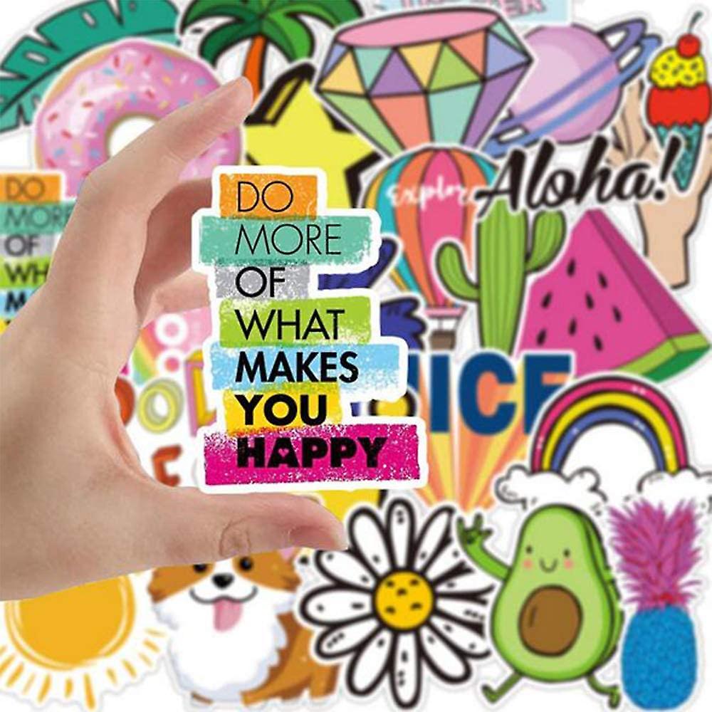30 Pcs Mixed Stickers, Aesthetic Stickers, Cute Stickers, Vinyl ...