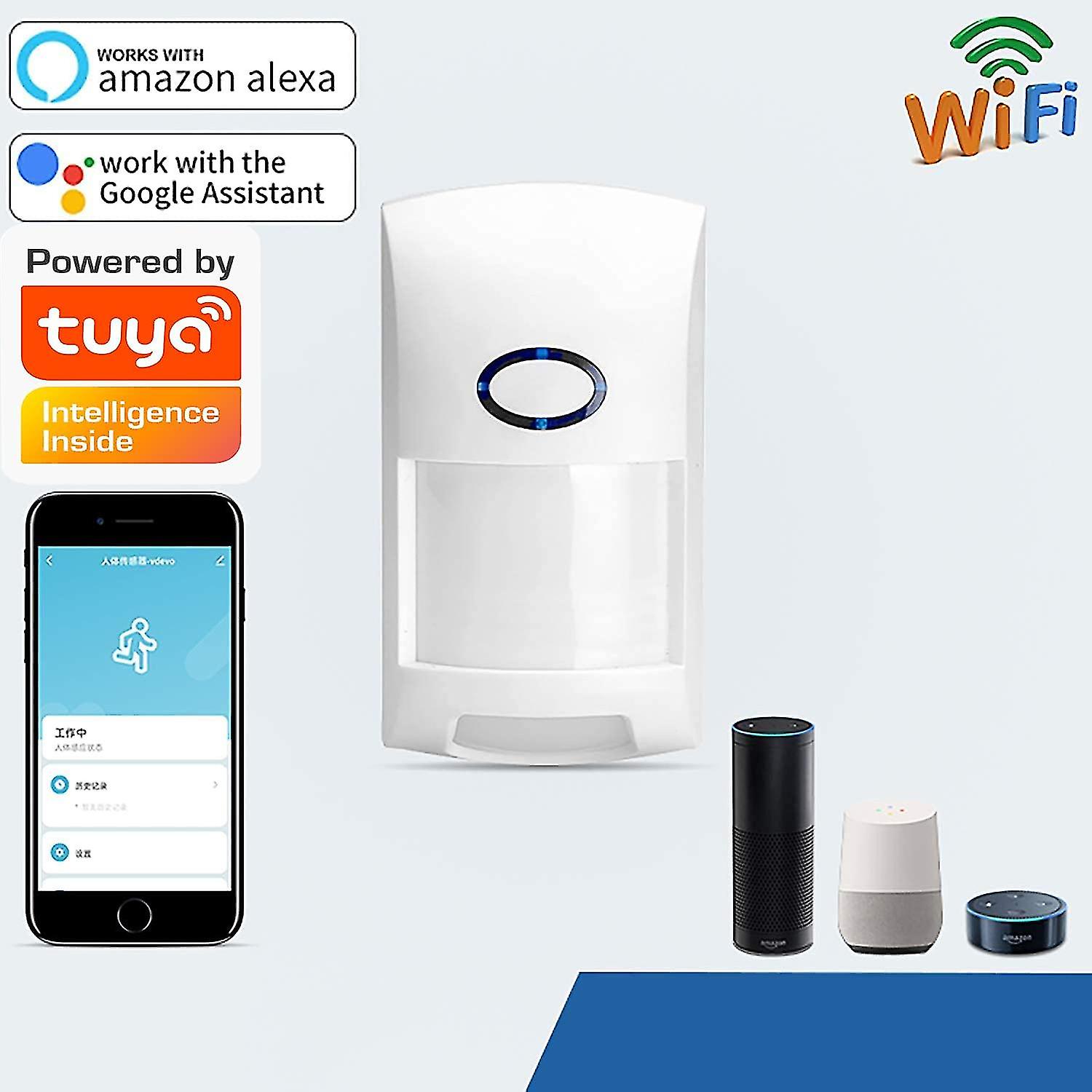 Smart Motion Sensor, Wifi Wireless Security Alarm,with Free ...