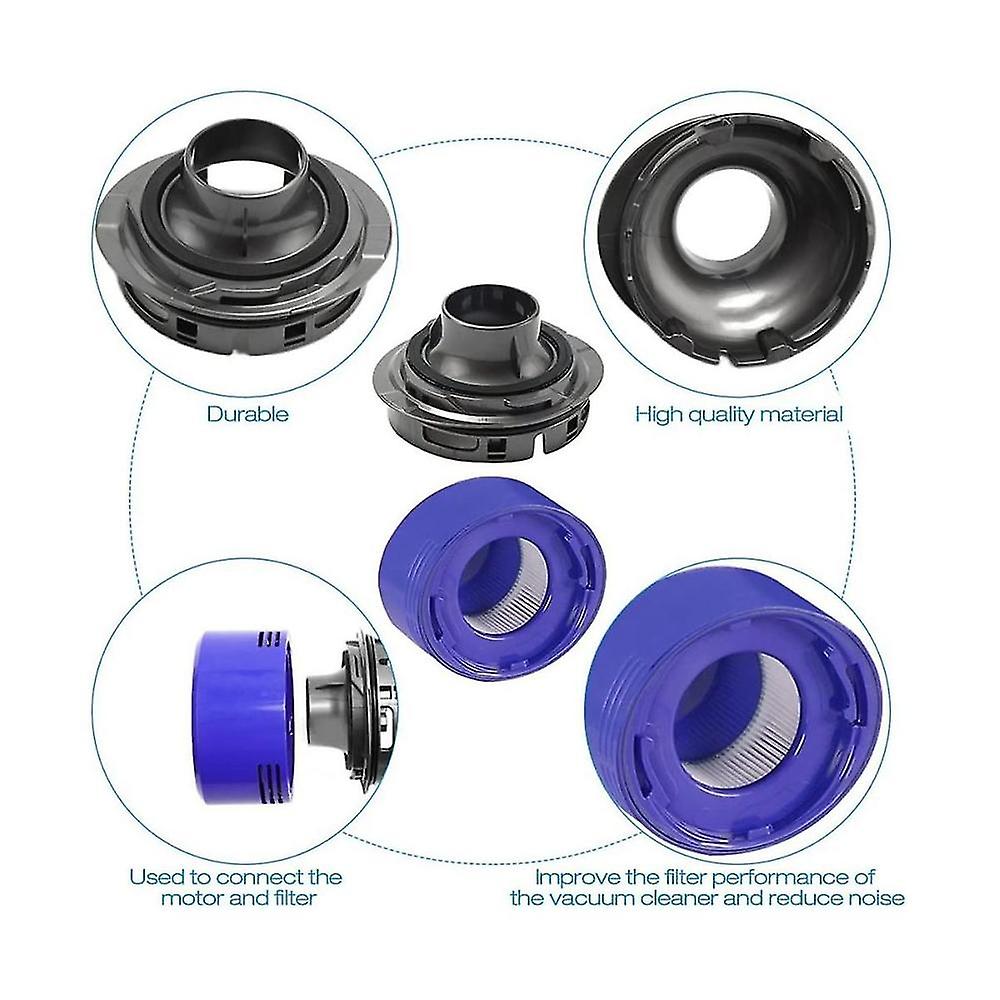 Motor Rear Cover With Rear Filter Kit For V7 V8 Vacuum Cleaner ...