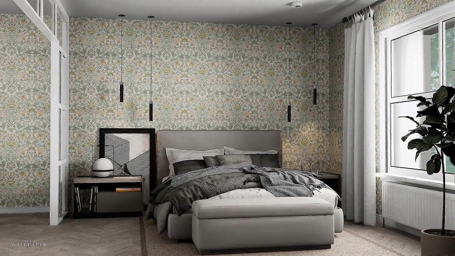 Vintage Floral Wallpaper Holden | Fruugo NZ