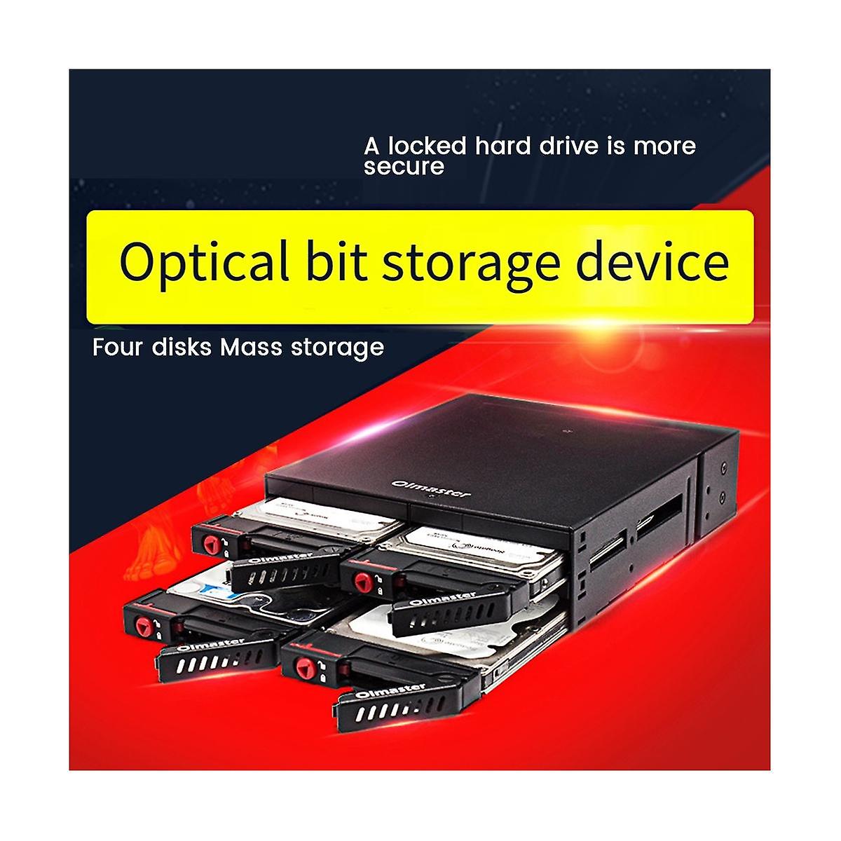 4-Bay 2.5Inch SATA SSD HDD Enclosure Mobile Rack/Enclosure Hard Disk ...