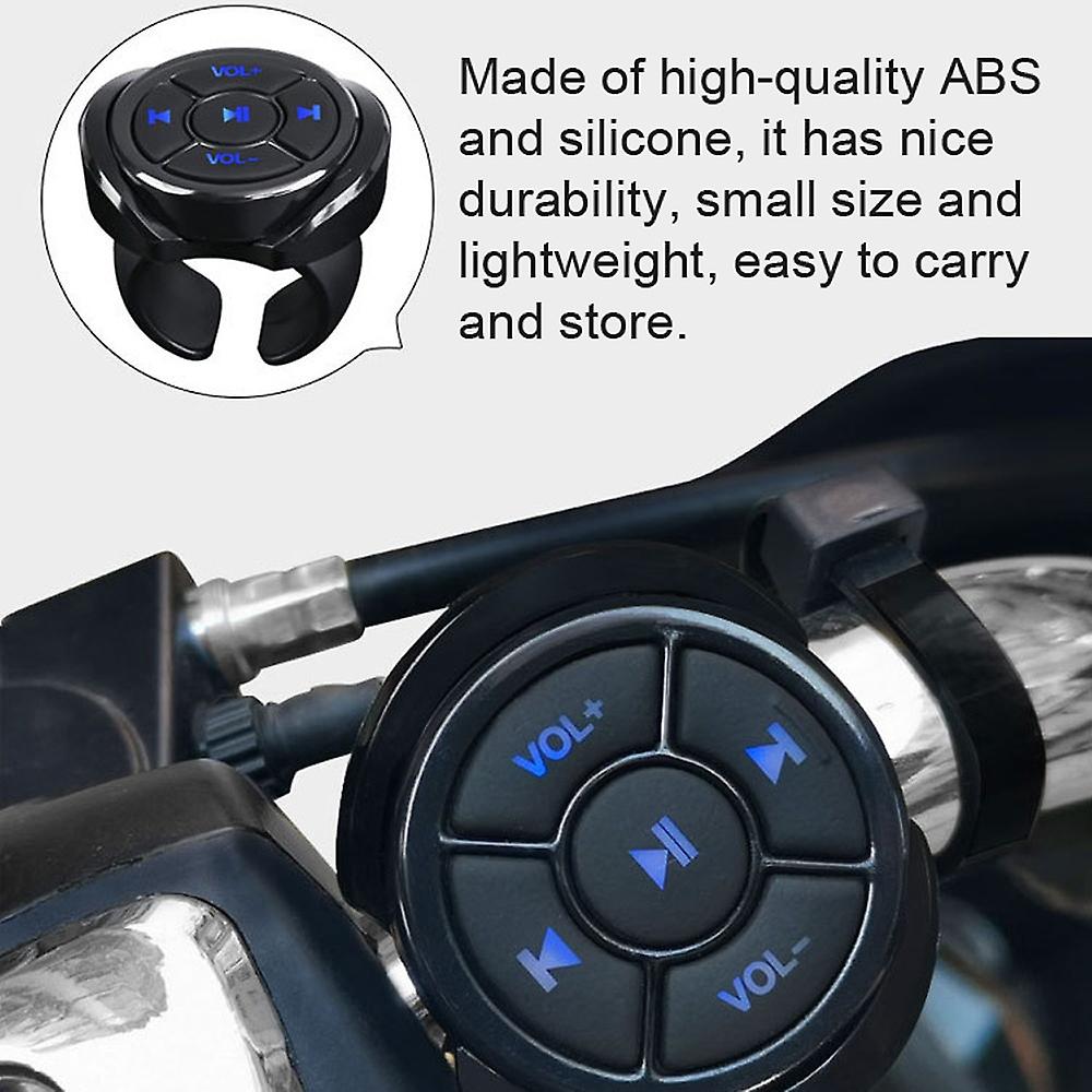Wireless Media Button BT5.0 Remote Control Car Steering Wheel Remote ...