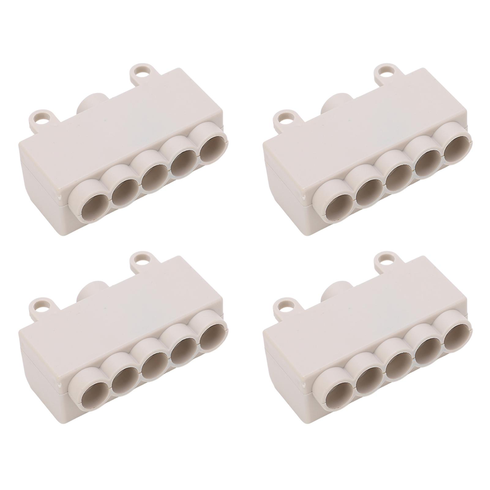 Ceiling Light Splitter Connector - 4pcs ZK 516 Brass 1 to 5 Wire ...