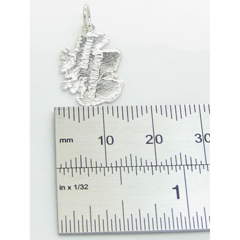 Bonnie Scotland Sterling Silver Charm .925 X 1 Scottish Maps Charms ...