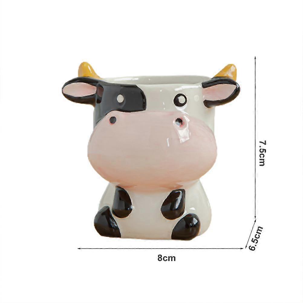 Cute Ceramics Animal Shaped Plant Pots Cartoon Succulent Flower Pots ...
