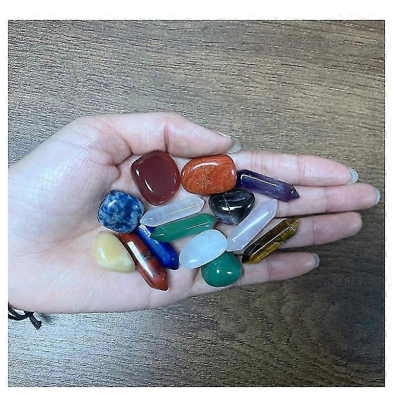 Jianghuo Healing Crystals Kit Chakra Energy Raw Stones 7Pc Chakra Stone ...