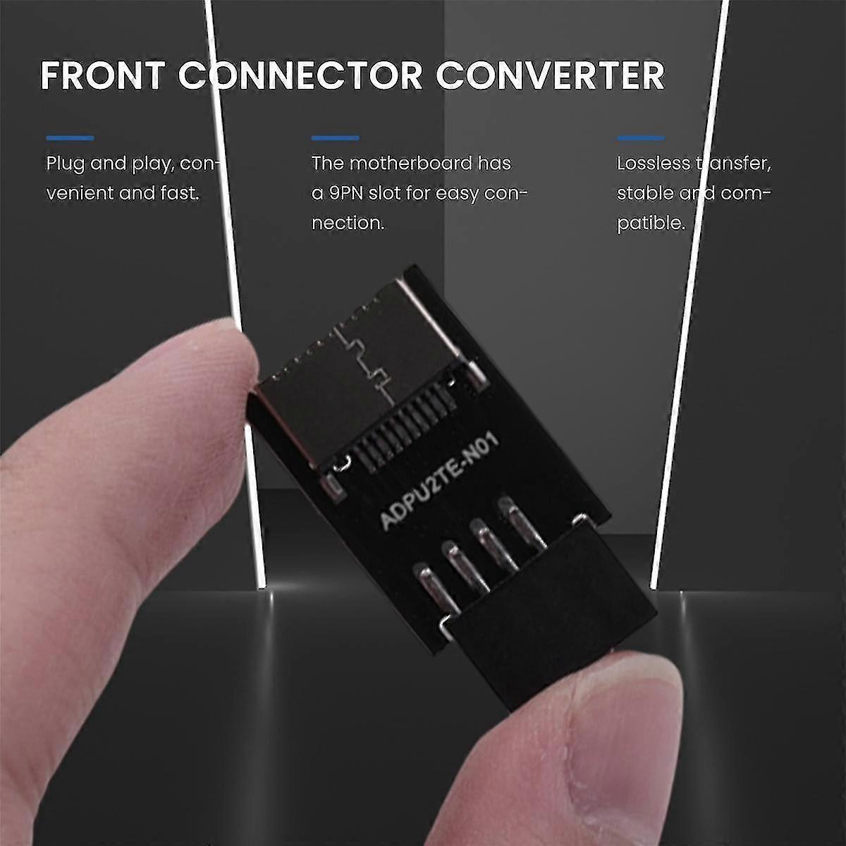 Motherboard USB2.0 9Pin to TYPE-C A-KEY Front Connector Converter USB3 ...