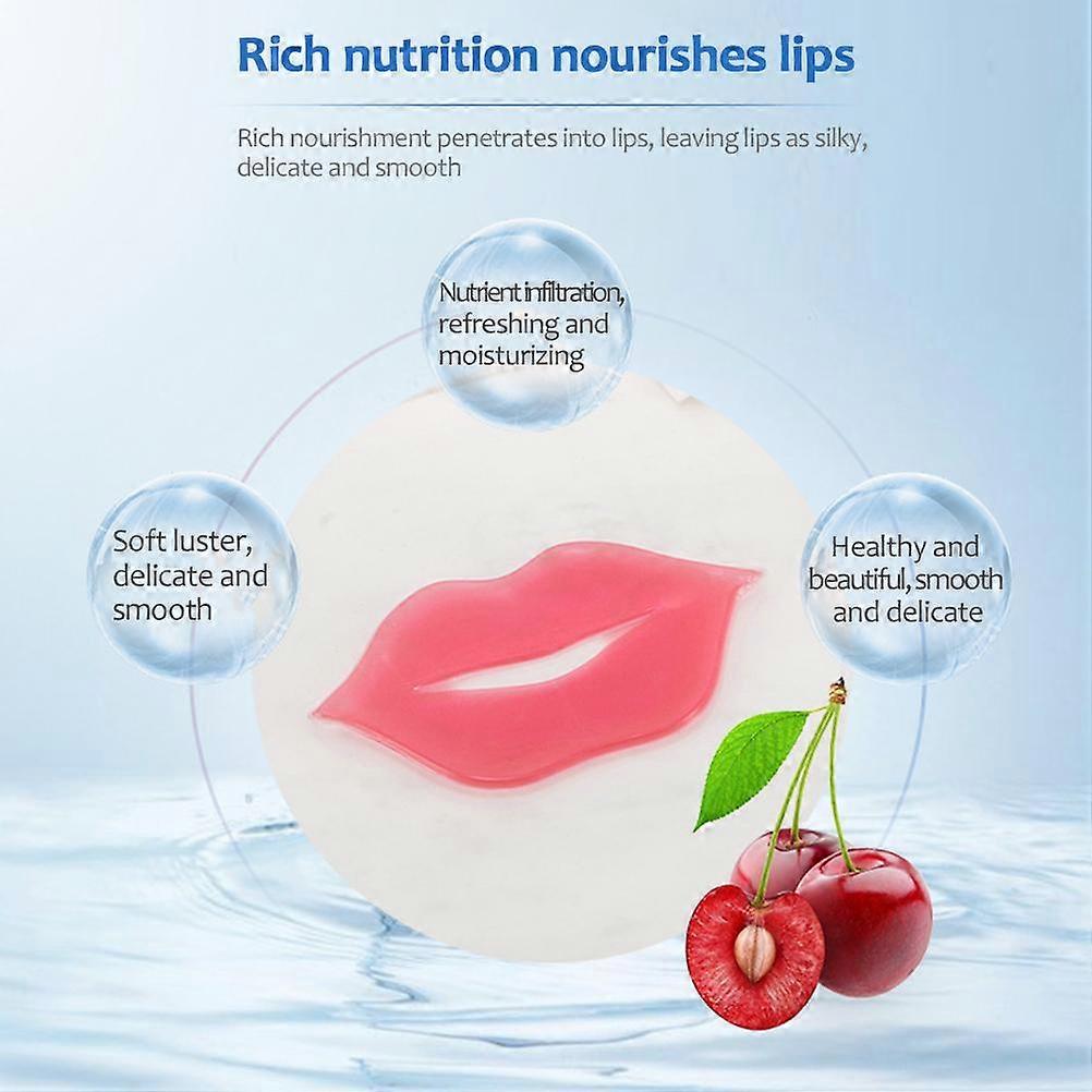 30 Pcs Gel Collagen Lip Patches Crystal Moisturizing Lip Enhancer ...