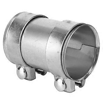 3in 76mm Exhaust Pipe Connector Double Clamp Joiner Galvanized Steel ...