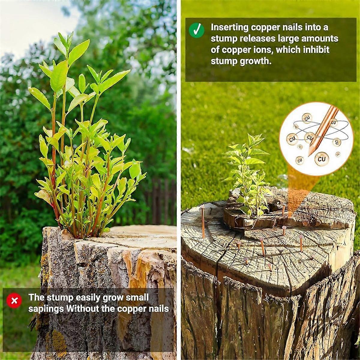 25 Pieces Copper Nails for Killing Tree Stump , 3.15 Inch Copper Nails ...