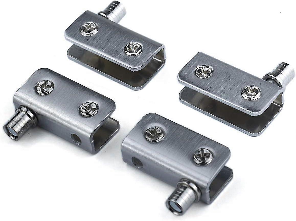 Set 4 balamale pentru usi din sticla, Sunmostar, Inox, 40 mm, Gri ...