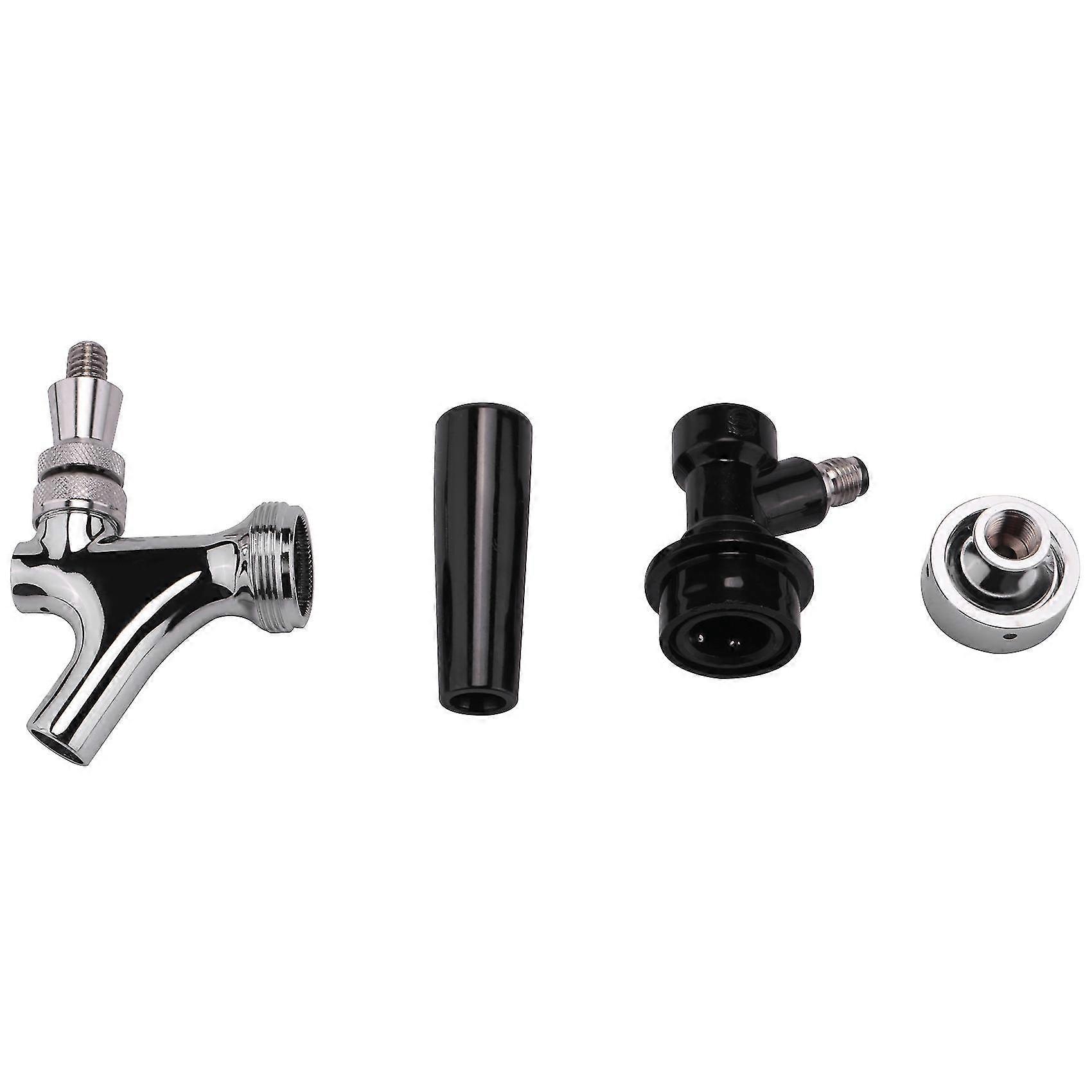 Beer Faucet Ball Lock Kit, Homebrew Draft Beer Tap Cornelius & Liquid ...
