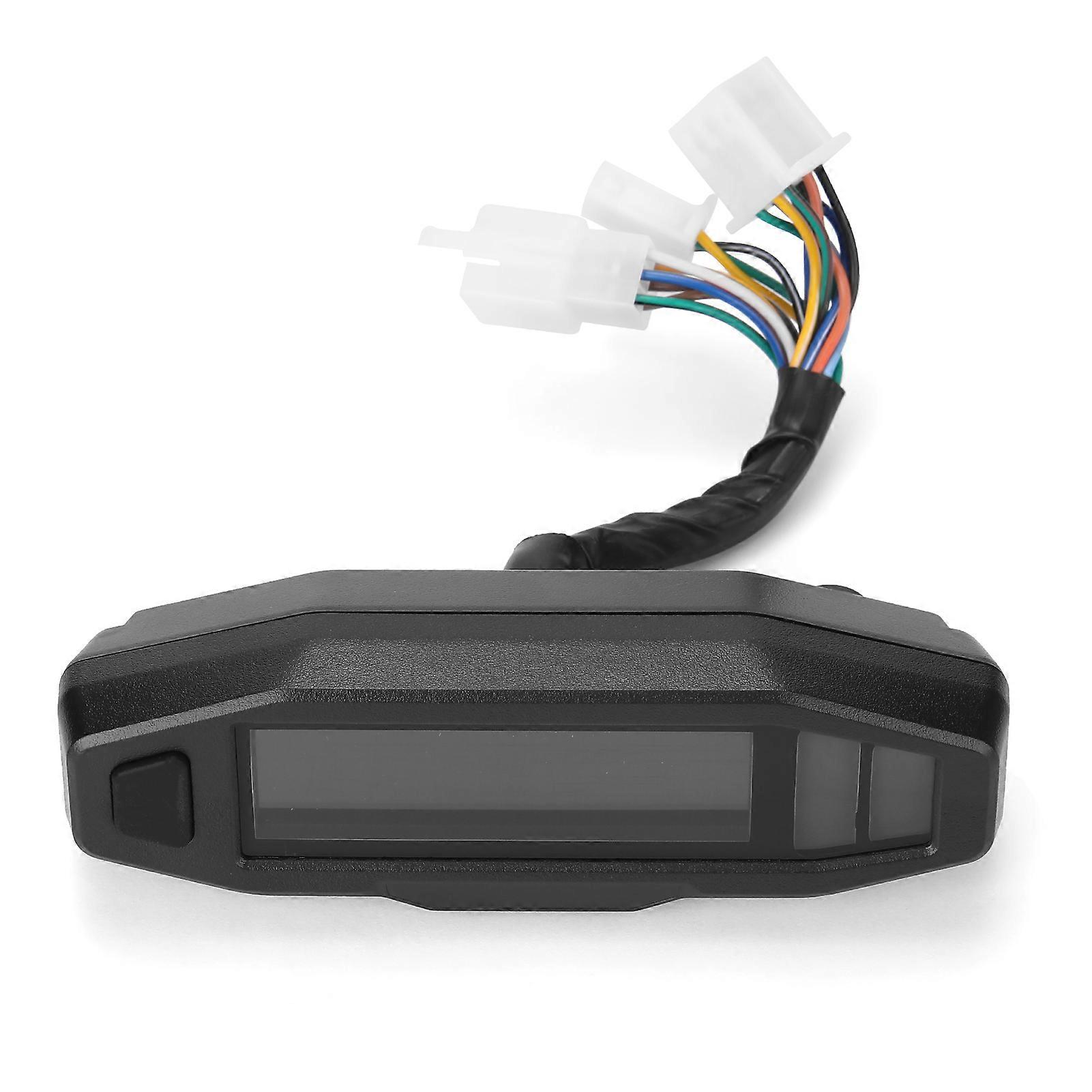 Universal LCD Digital Motorcycle Meter Speedometer Digital Odo-meter ...
