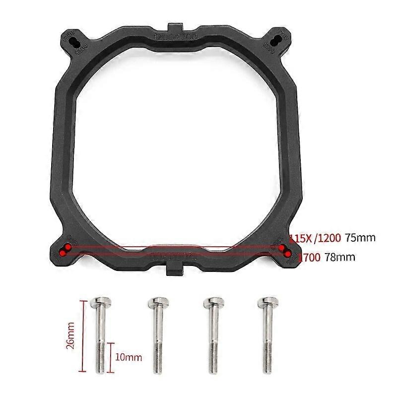 CPU Radiator Holder Stand Heatsink Cooler Mounting Bracket Screws ...