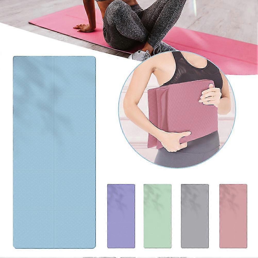 Non-slip Tpe Yoga-mat Ultra Strength Fitness Mat Home Gym Fitness Mat ...