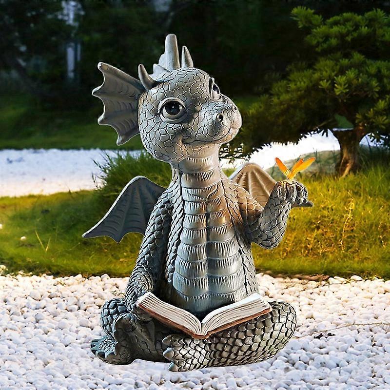 Garden Statue Realistic Decorative Resin Butterflies Baby Dragon ...