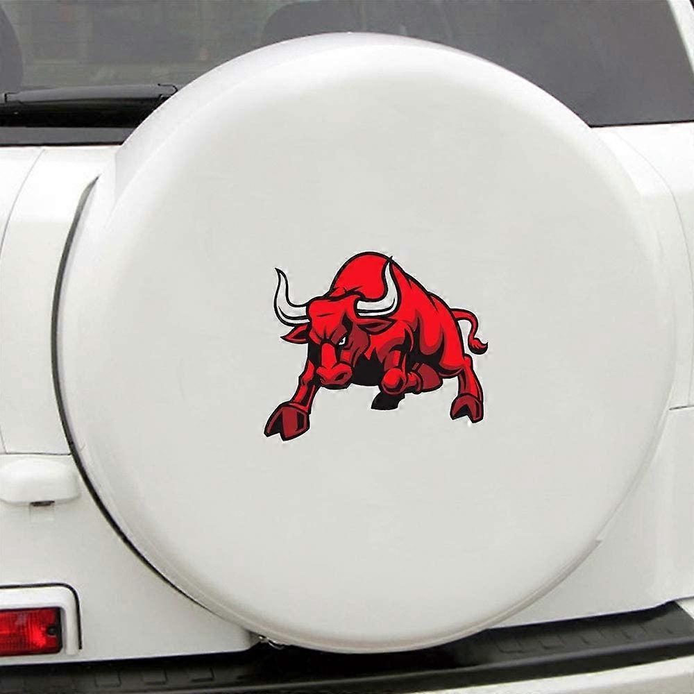 1 Pair Angry Bull Decal Reflective Vinyl Stickers Car Styling Removable ...