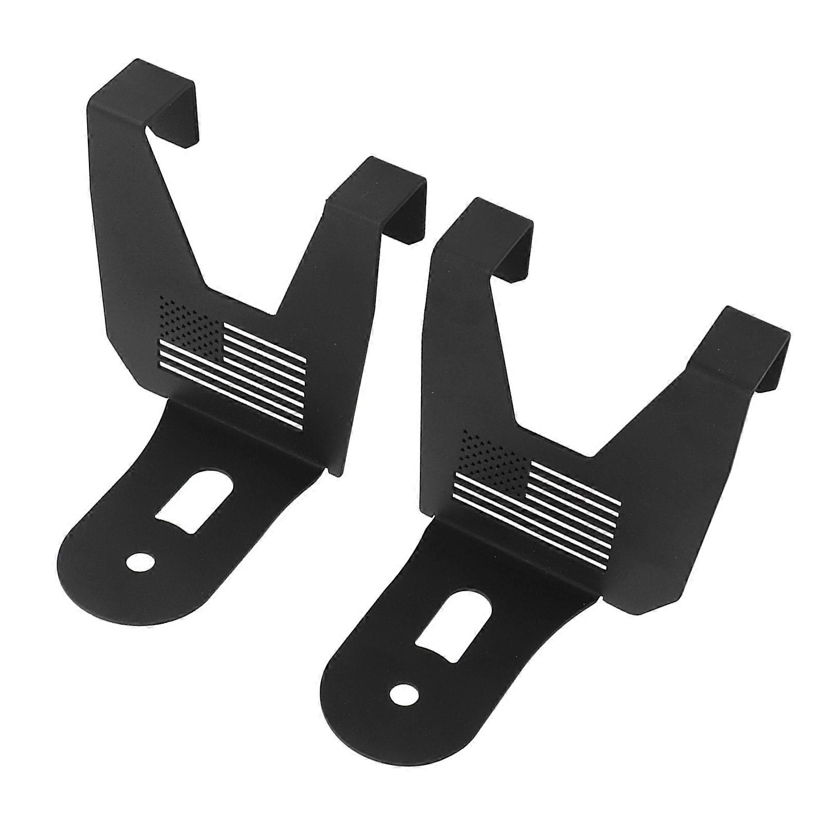 2pcs Cooler Mounting Brackets Black Iron Replacement for Polaris RZR ...