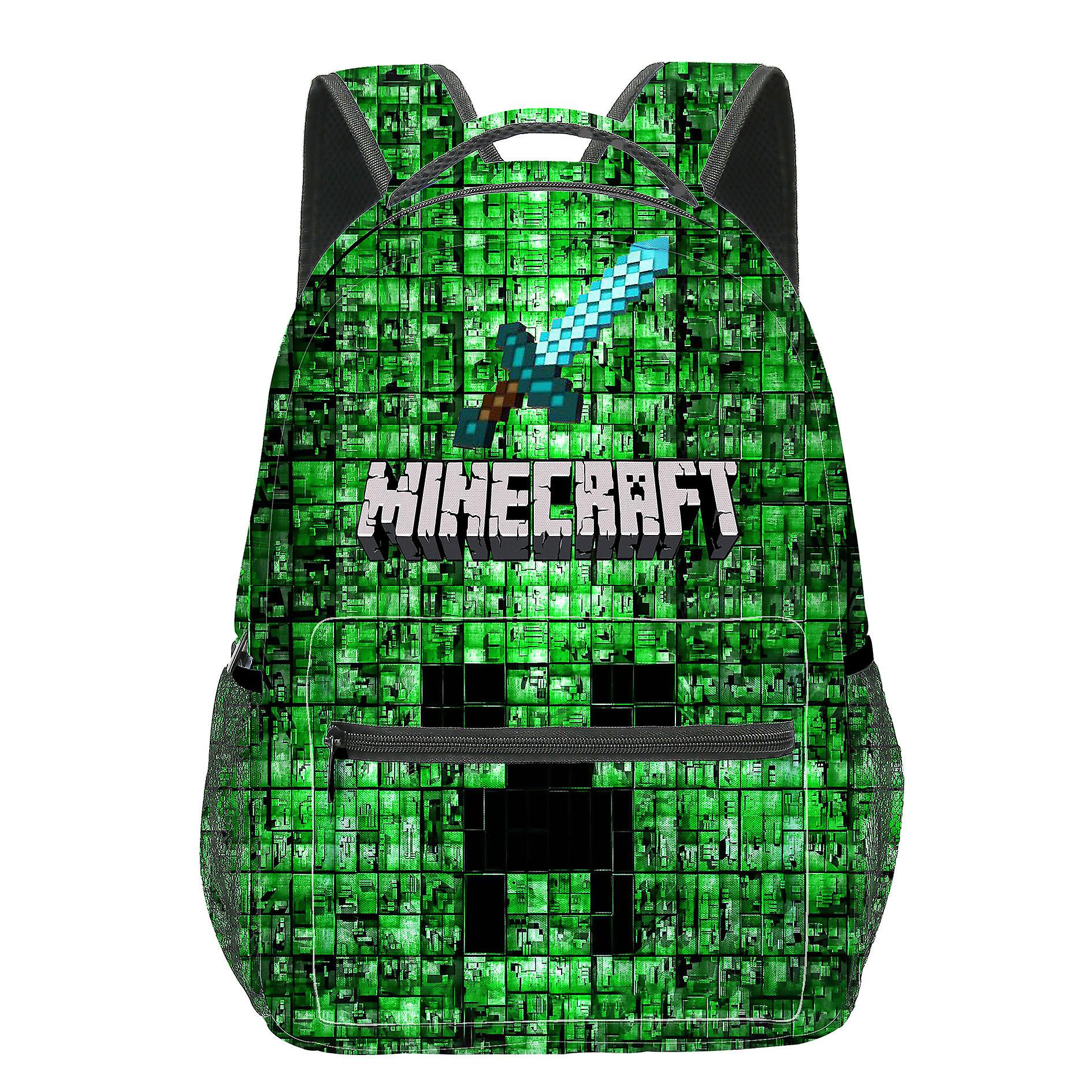 Kids Minecraft Backpacks Boys Girls School Travel Bag | Fruugo UK