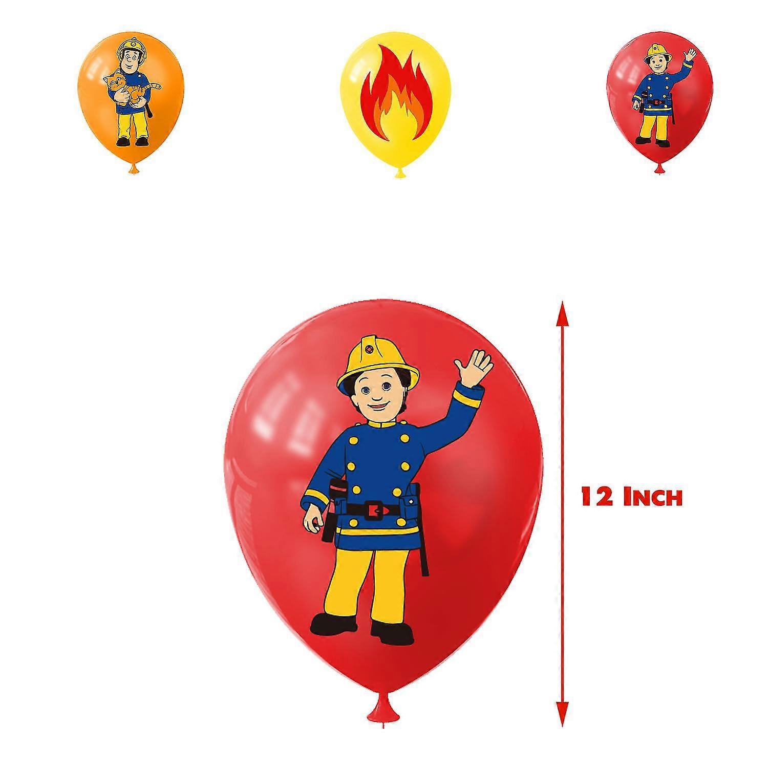 Fireman Sam Themed Birthday Party Decorations Dovetail Pull Tabs Cake ...