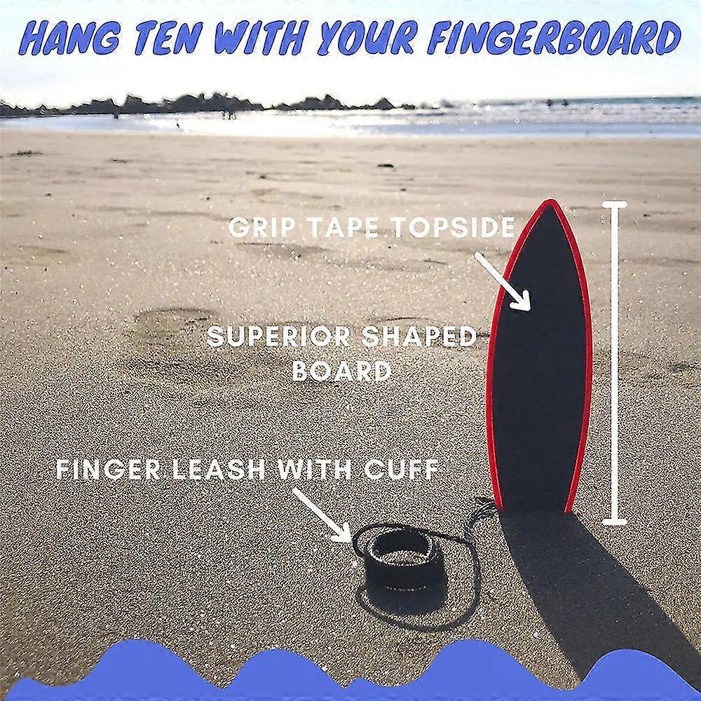 5 Pack Finger Surfboard, Surf The Wind Fingerboard Toy, Mini Board For ...