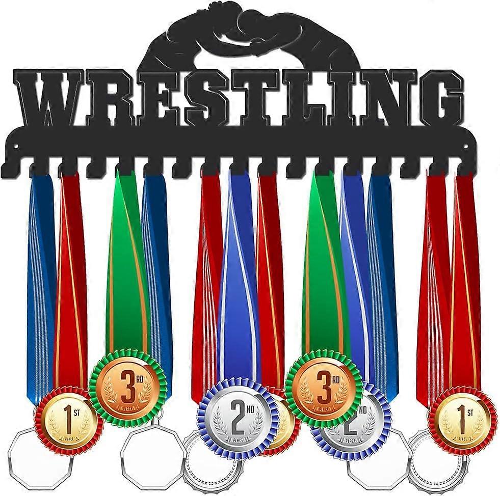 Wrestling Medal Hanger Display Wrestling Award Metal Holder Rack Sports ...
