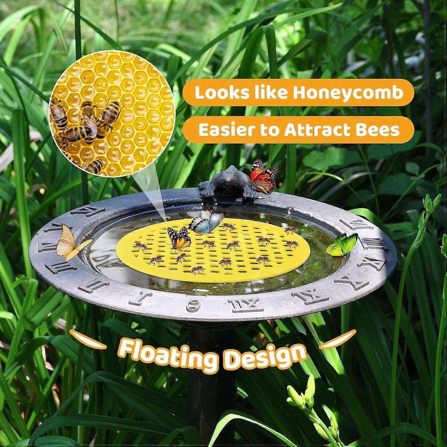 Bee Honeycomb Net Cups for Bees Drinking, 4 Pack Bees Insect Drinking ...