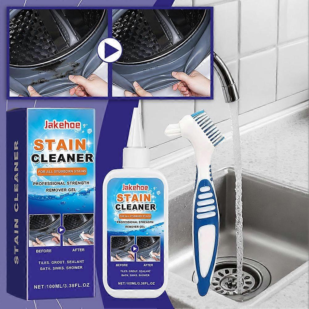 Household Powerful Stain Removal Gel with Brush, Washing Machine ...