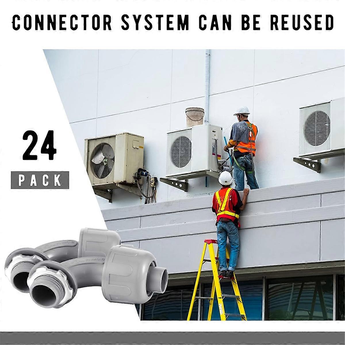 Liquid Tight Connector 1/2 Inch Flexible Electrical Conduit Connector ...